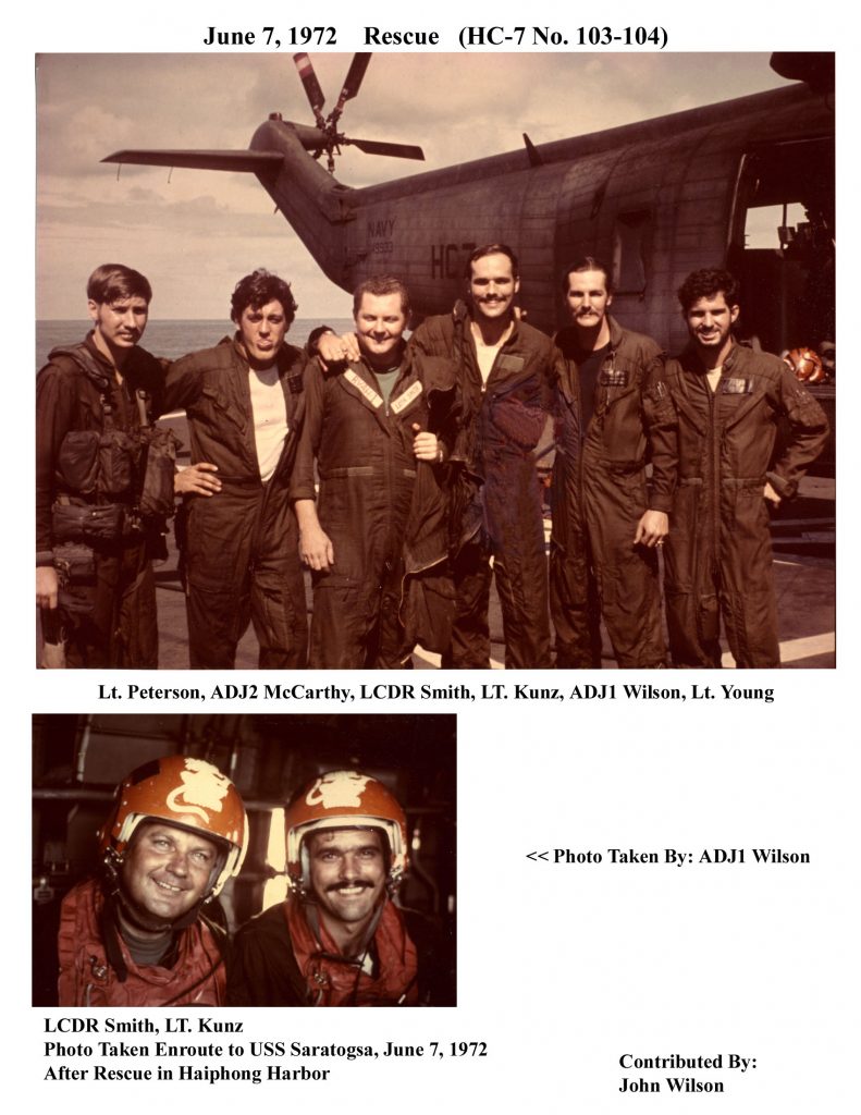 HC-7 COMBAT RESCUE 103 7 JUNE 1972 | Naval Helicopter Association ...